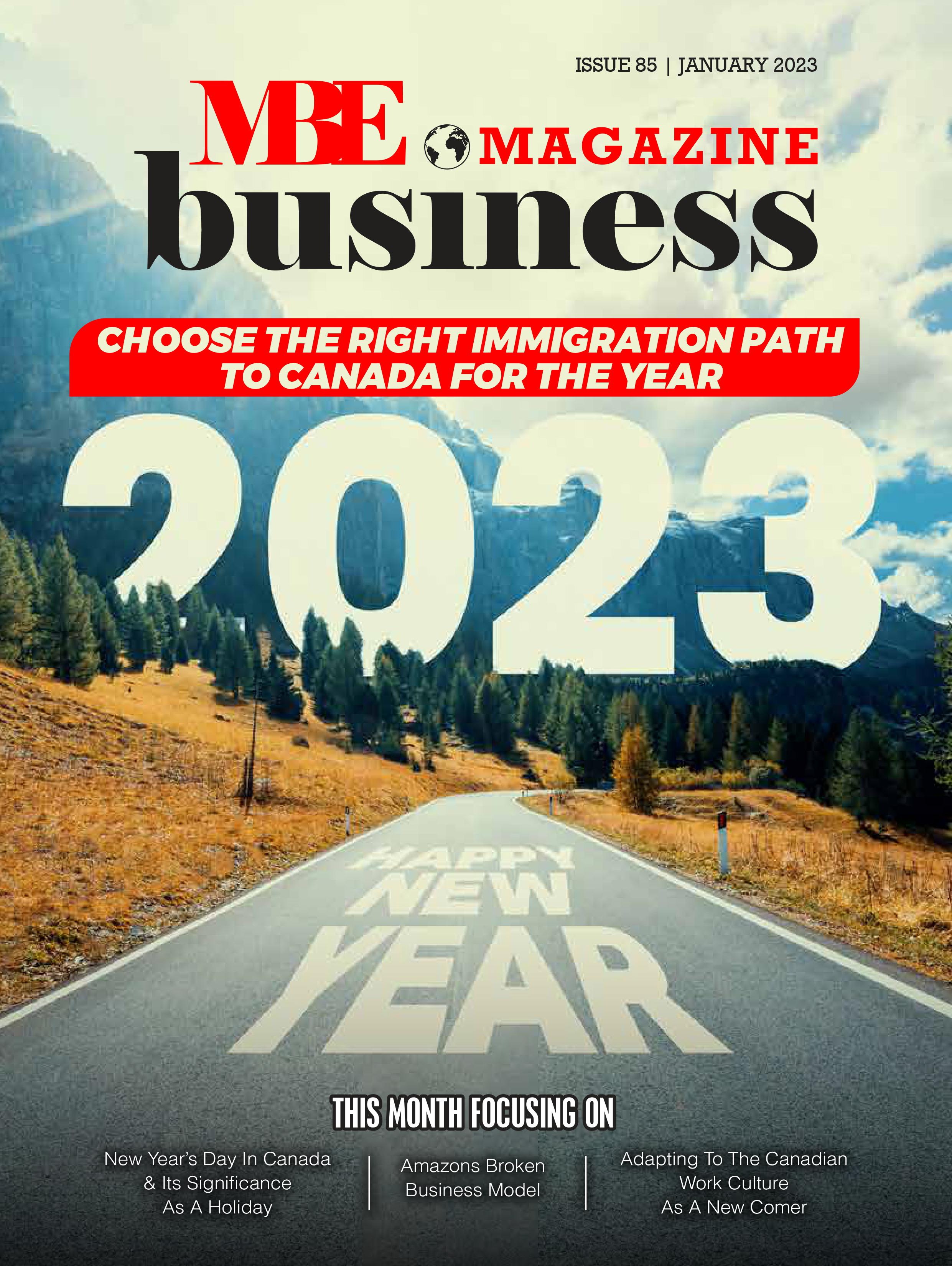 Mid January 2023 – MBE Canada – MBE Newsletter