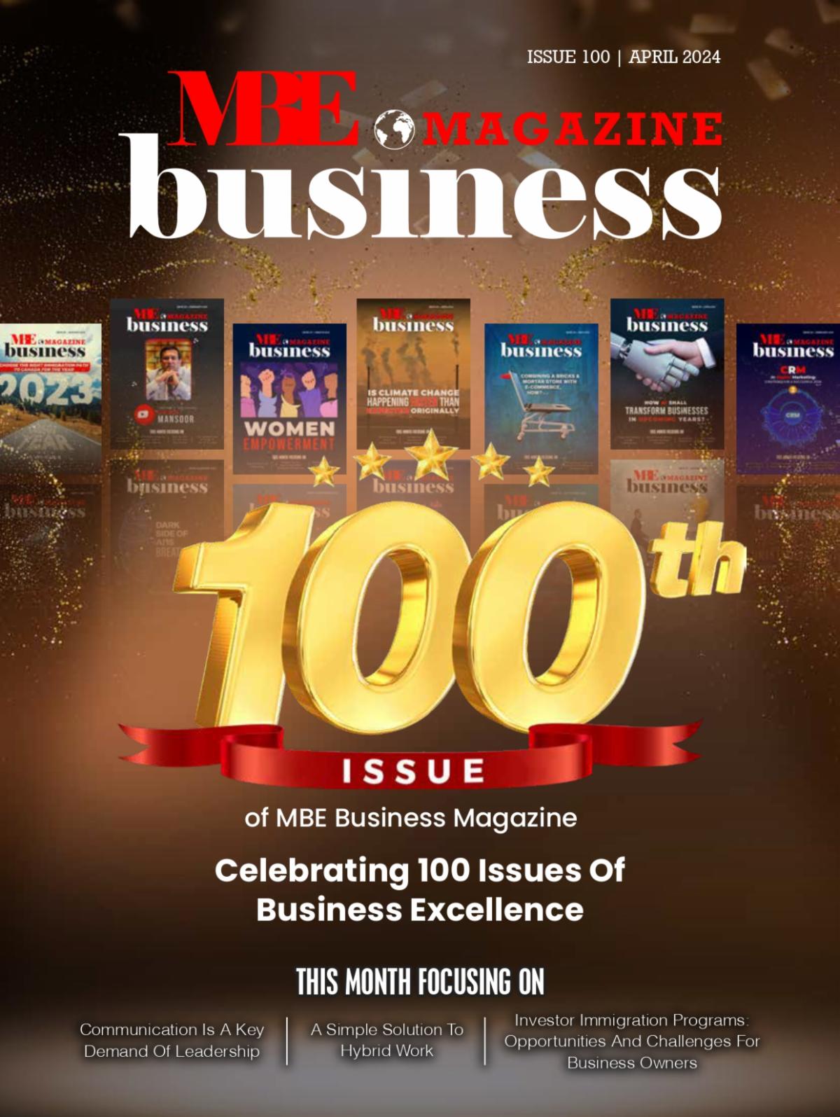End of April 2024 – MBE Canada – MBE Newsletter